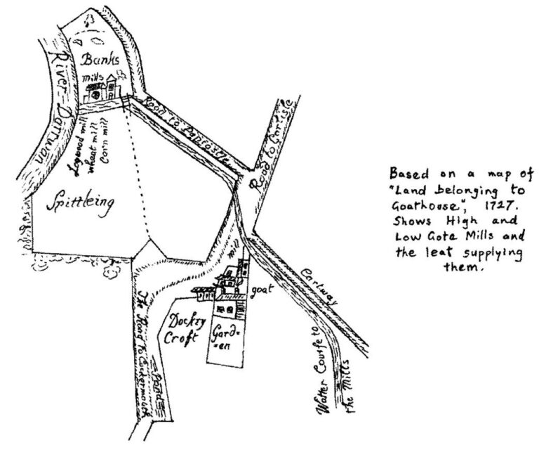 Map 1863 Goat Mills Back Lane Spital Ing Lane NLS 229913841 ...